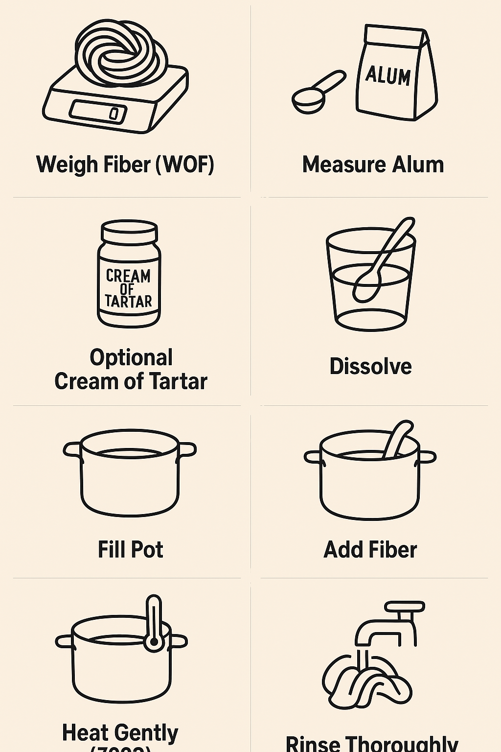 How to create a Mordant Bath (for absolute beginners) – Natural Dye Store